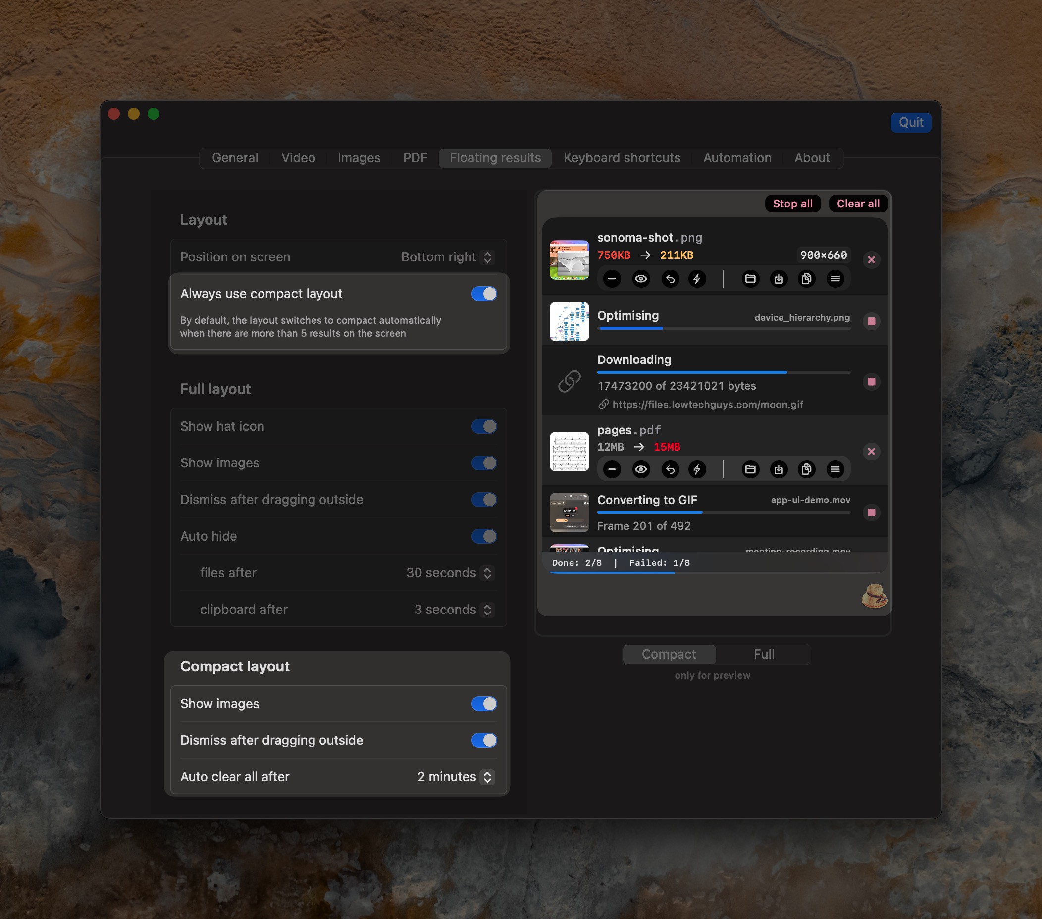 [UPDATE] Clop v2.2: PDF optimisation, speed up video, smart cropping : r/macapps